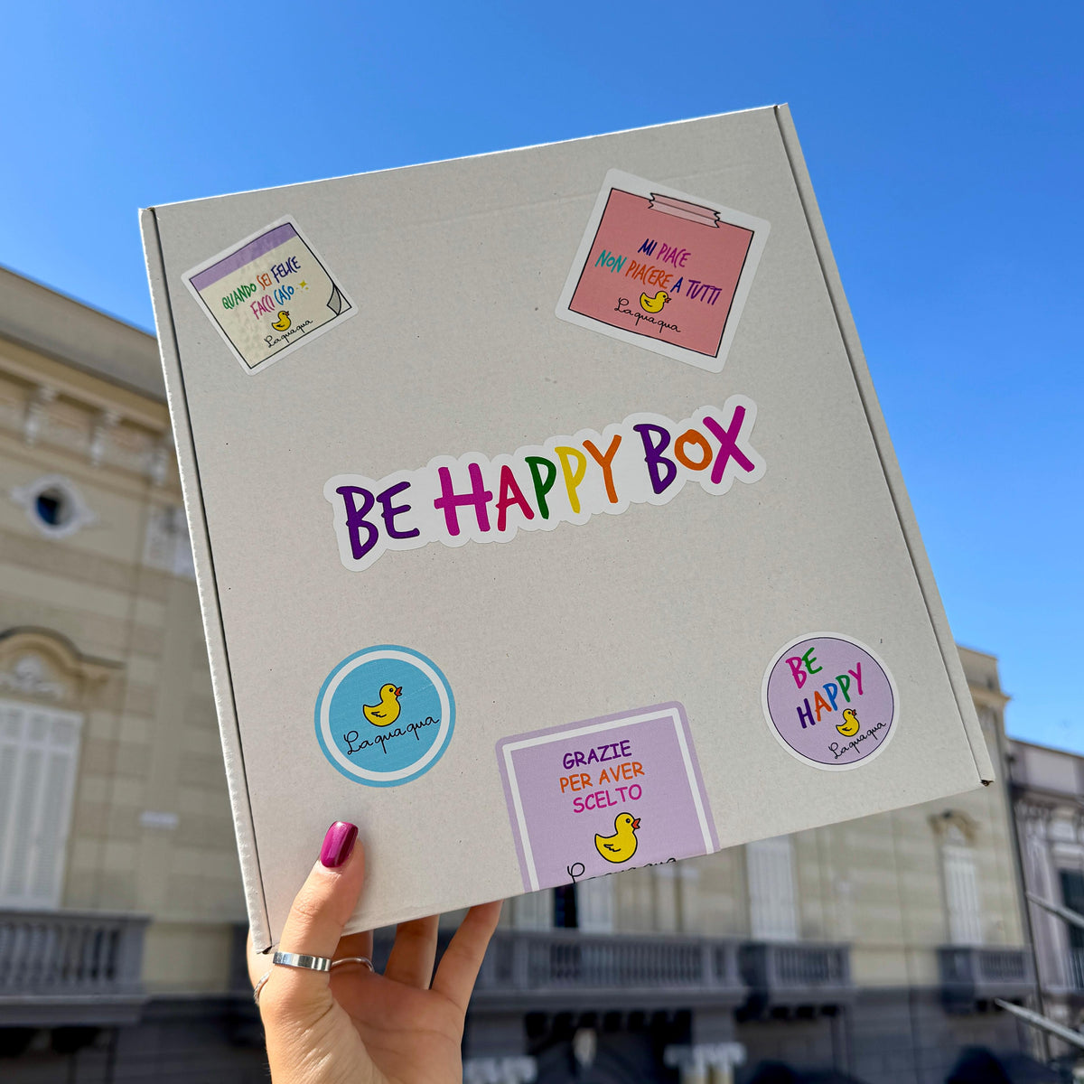 BE HAPPY BOX – La qua qua